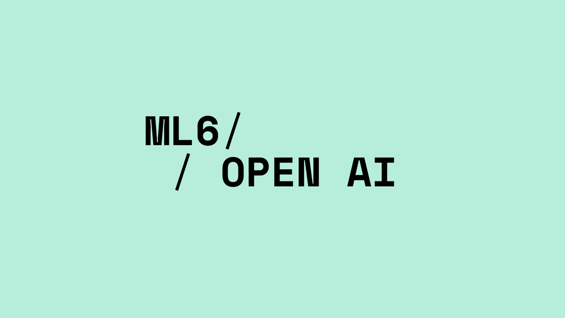 ML6 becomes OpenAI Services Partner to tackle advanced AI engineering